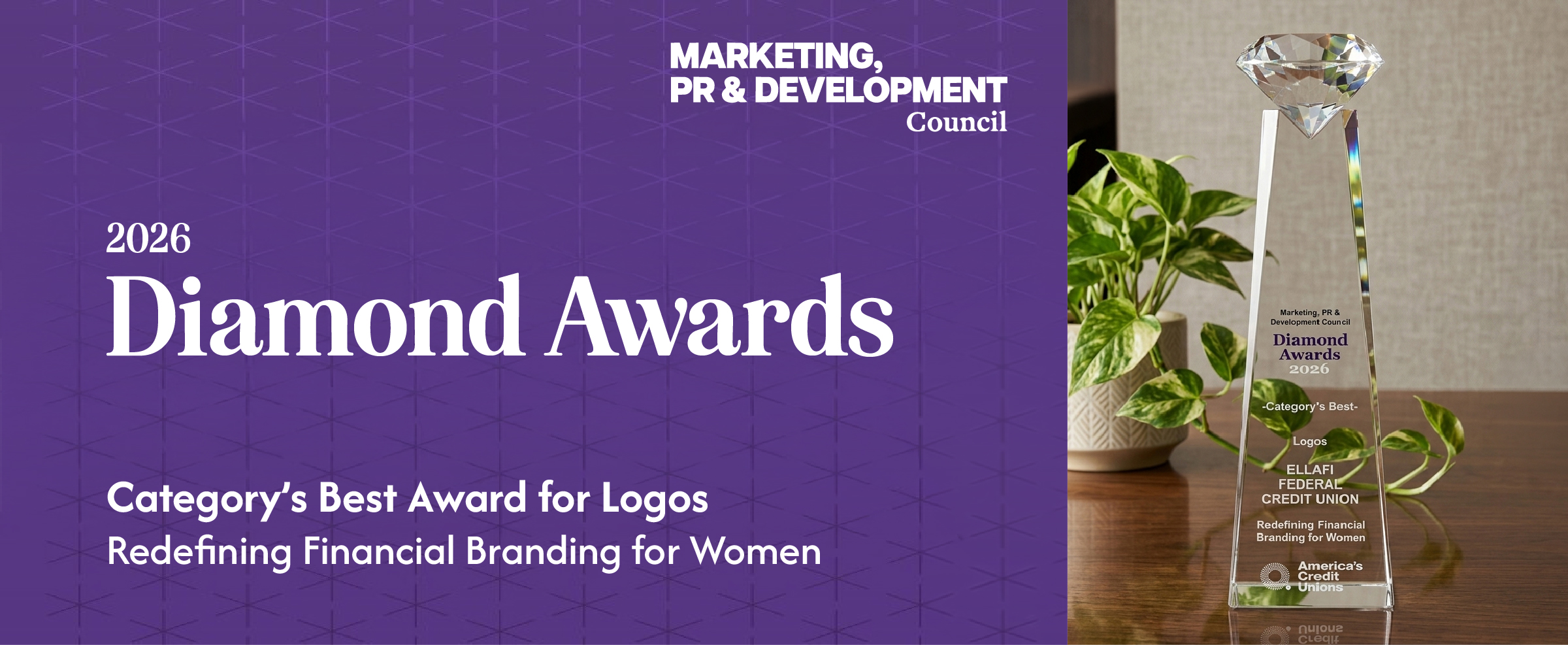 Ellafi Wins 2026 Diamond Award for Credit Union Logo Design